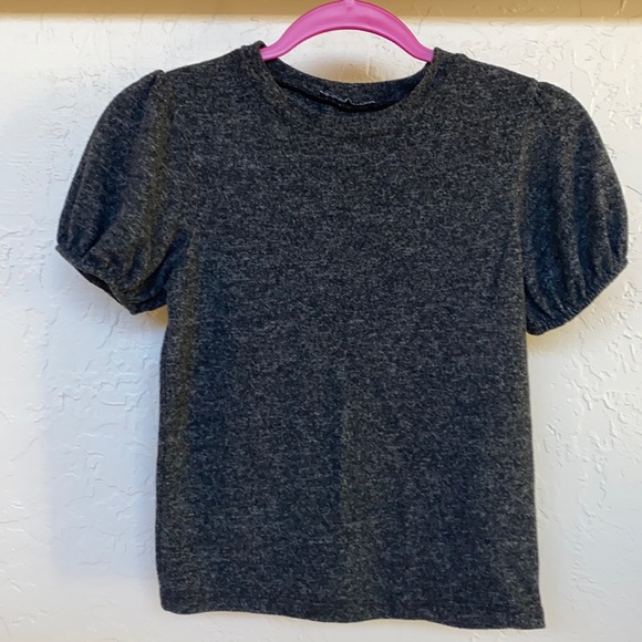 Zara | Tops | Zara Puffed Shoulder Top | Poshmark